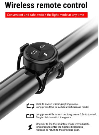 Wireless bike lights store